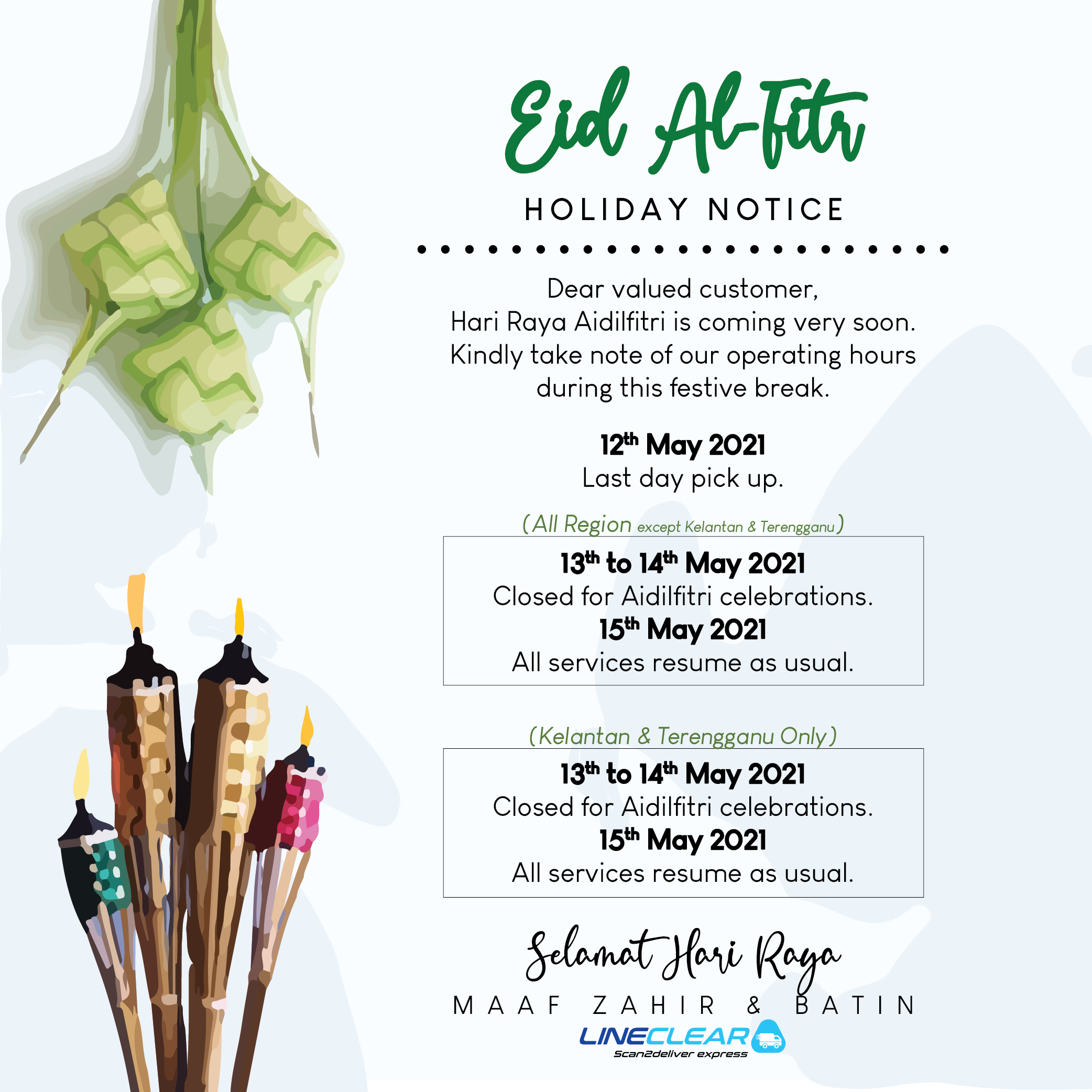 Scan 2 Deliver Express Malaysia | Line Clear Express